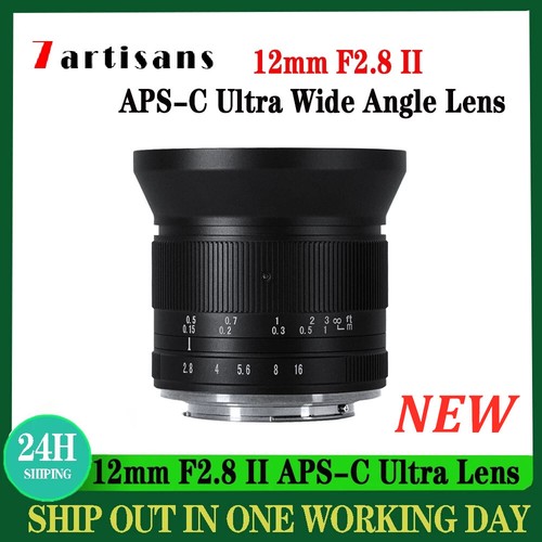 7artisans 12mm F2.8 II APS-C Ultra Wide Angle Lens for Canon Nikon Sony ...