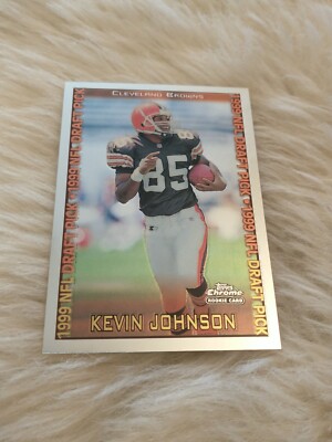 1999 Topps Chrome ROOKIE CARD 1999 NFL DRAFT PICK Kevin Johnson RC #148 ...