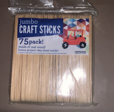 Go Create Jumbo Craft Sticks 75 Count | eBay