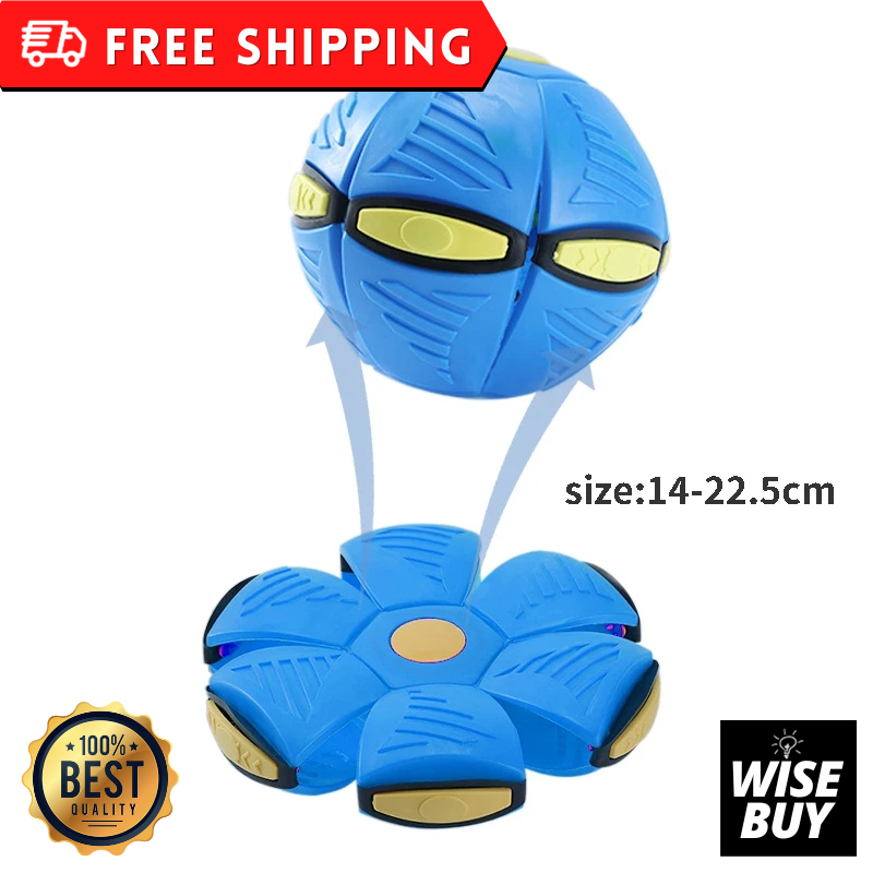 Flying Saucer Ball Interactive Outdoor Sports Training Games Dog Throw ...