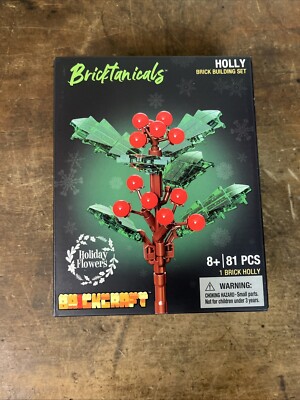 Bricktanicals Holly Flower Brickcraft Holiday Holly Brand New Building ...
