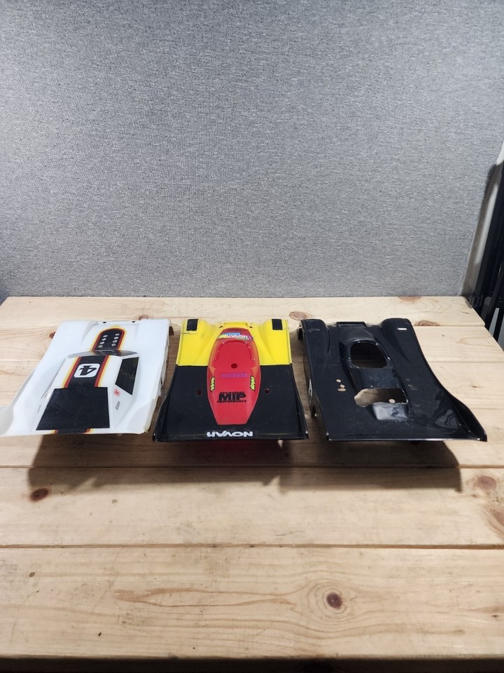 RARE Vintage Lot Of 5 Team Associated Novak RC Bodies Pan Racing Car ...