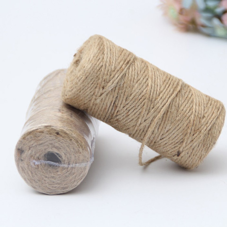 100 M Natural Twine Decorative String Jute Woven Rope 100m Ropes | eBay