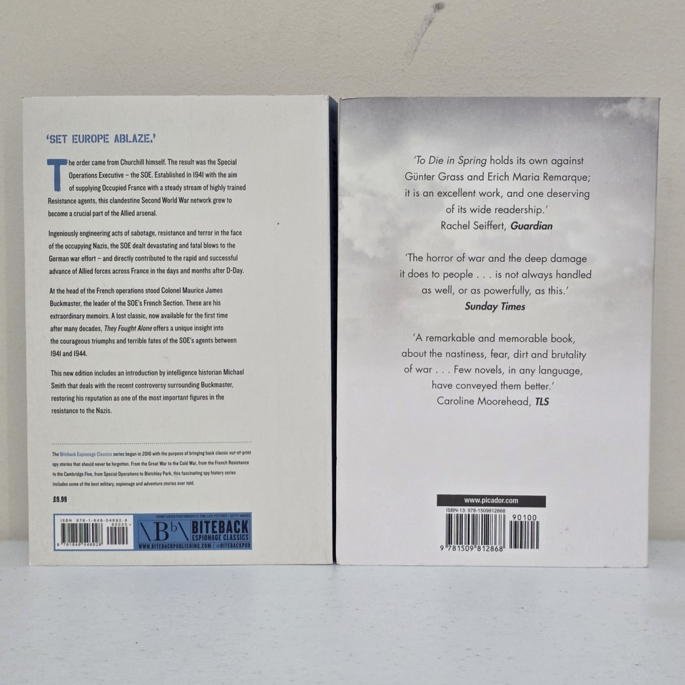 World War 2 Book Bundle (2) They Fought Alone / To Die in Spring ...