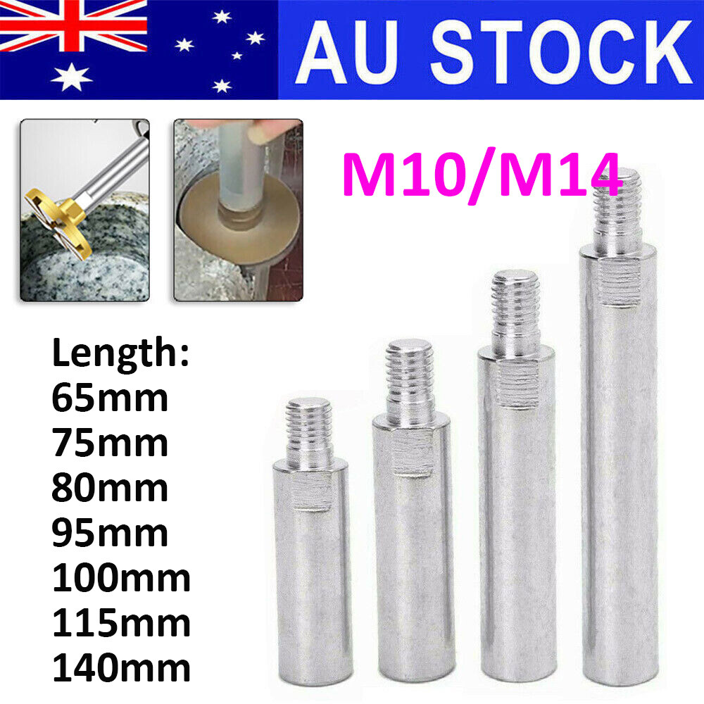 Polisher Angle Grinder Adapter Rod Rotary Extension Shaft M10 M14 65mm ...