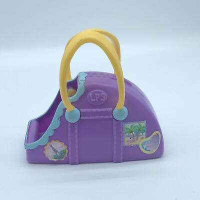 Littlest Pet Shop LPS Accessory LPSA Pet Carrier Crate Pink Replacment ...