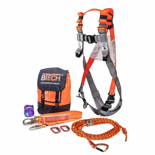 BTS Roofers Kit - The Ultimate Working at Heights Kit c/w 15m Kermantle ...