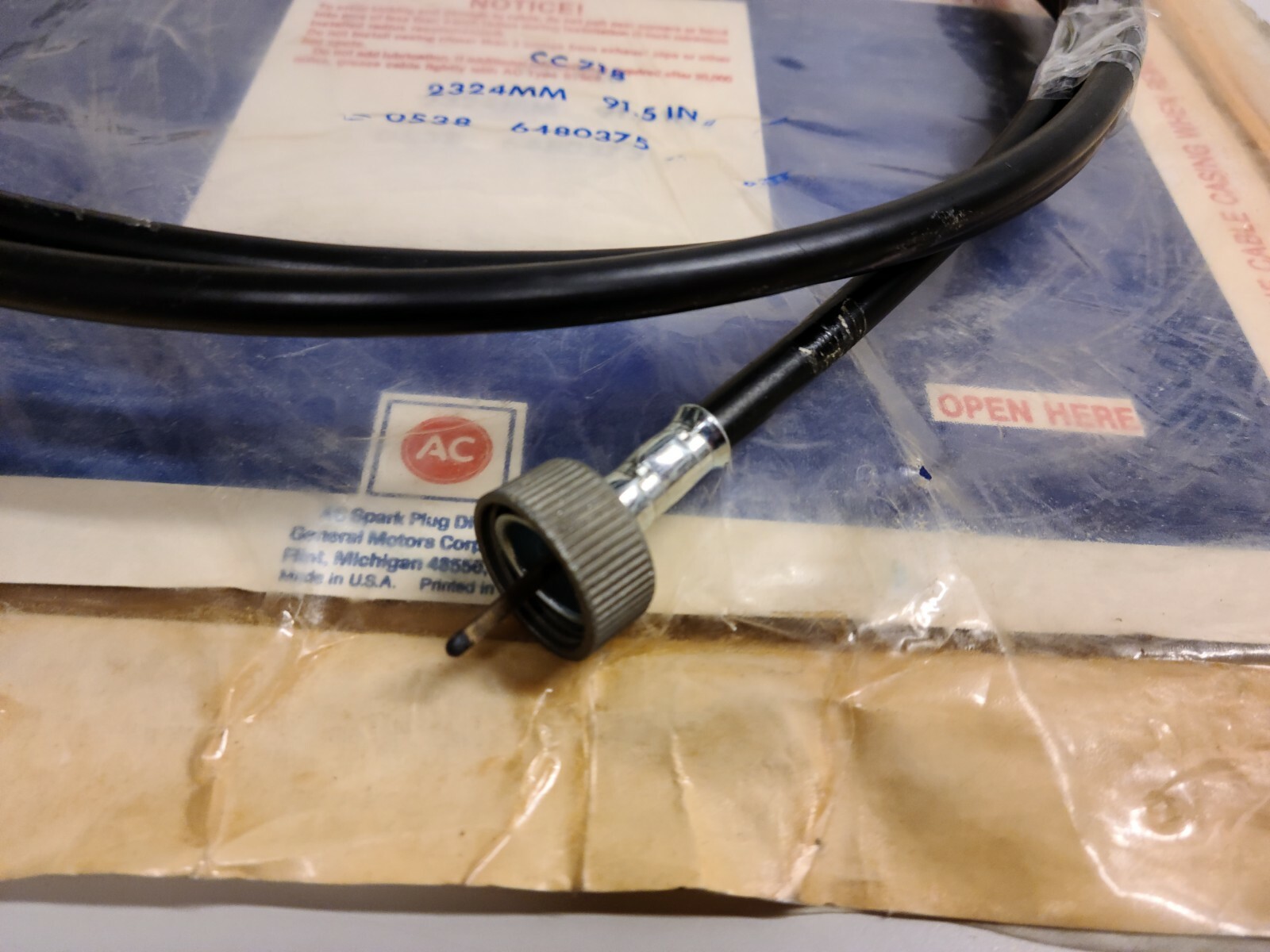 GENUINE GM Acdelco 88959466 Speedometer Cable 1982-83 CHEVY SQUAREBODY ...