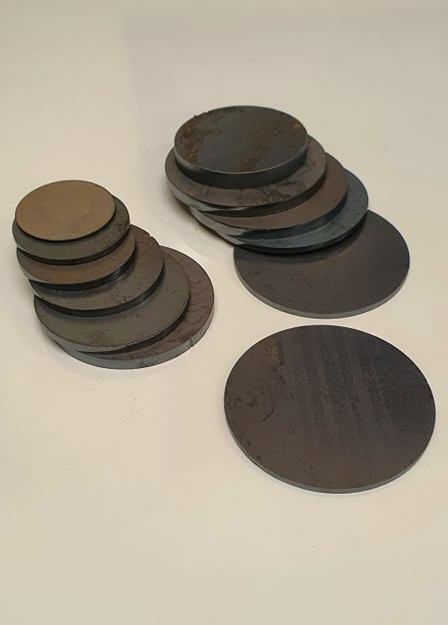 Mild Steel Discs Round Disks Circles Laser Cut Circle Sheet Plate Metal ...