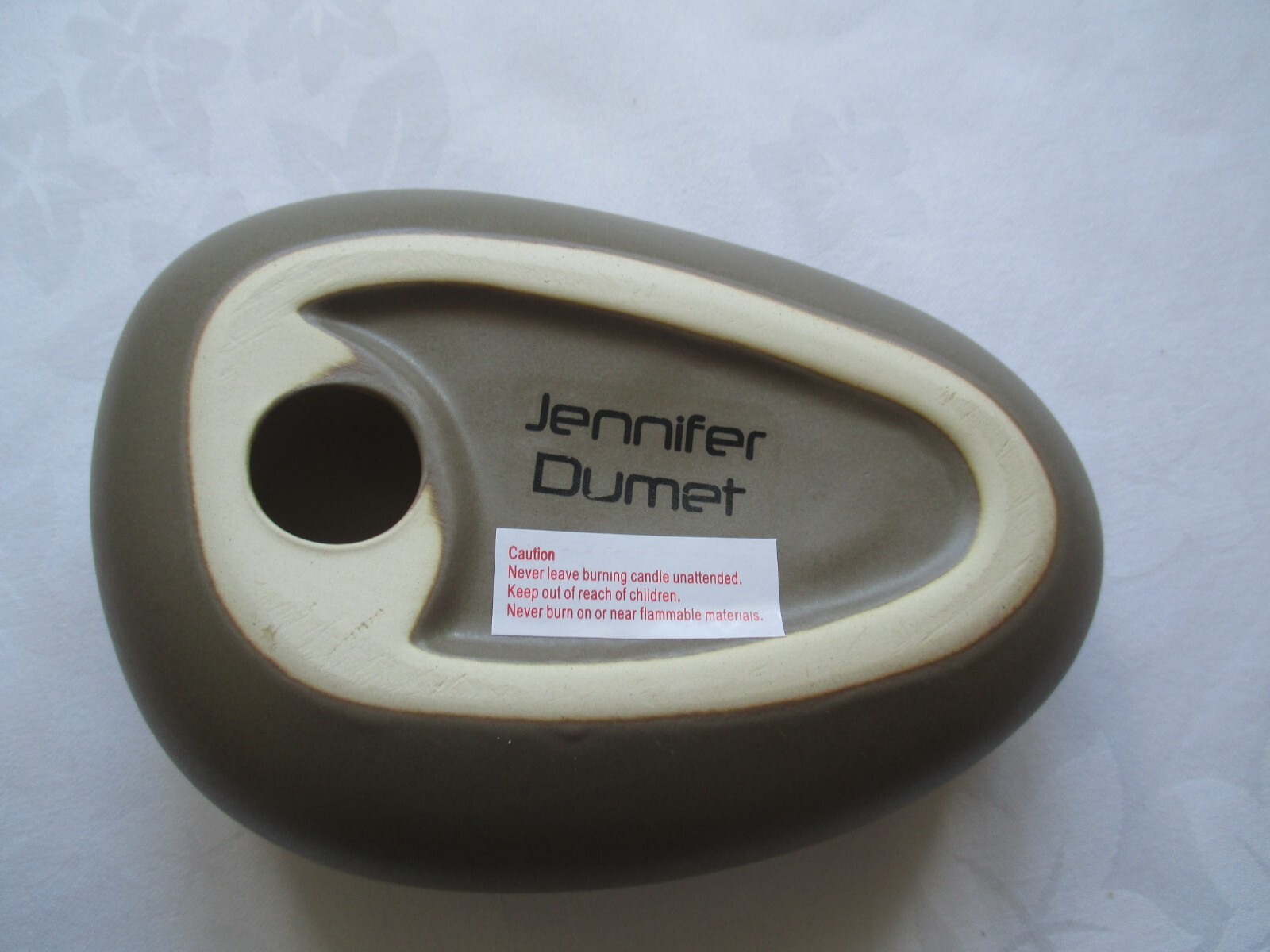 AN ORIGINAL JENNIFER DUMET STUDIO CERAMIC CANDLE HOLDER. " | eBay