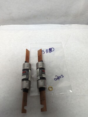 COOPER BUSSMANN,FRS-R-80,FUSETRON 80 AMP FUSE LOT OF 2 PRE-OWNED | eBay