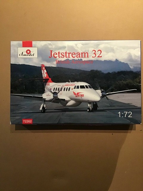 Jetstream 32 British Airliner Scale Plastic Model Kit by Amodel 72262 ...