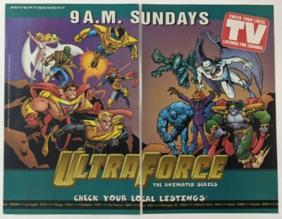 Ultraforce Animated TV Show Print Ad Comic Poster Art PROMO Official ...