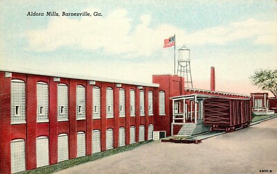 ALDORA MILLS, BARNESVILLE, GEORGIA, VINTAGE POSTCARD (DT 138) | eBay