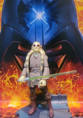 2005 STAR WARS ROTS EPISODE III KIT FISTO JEDI KNIGHT #22 LOOSE MINT ...