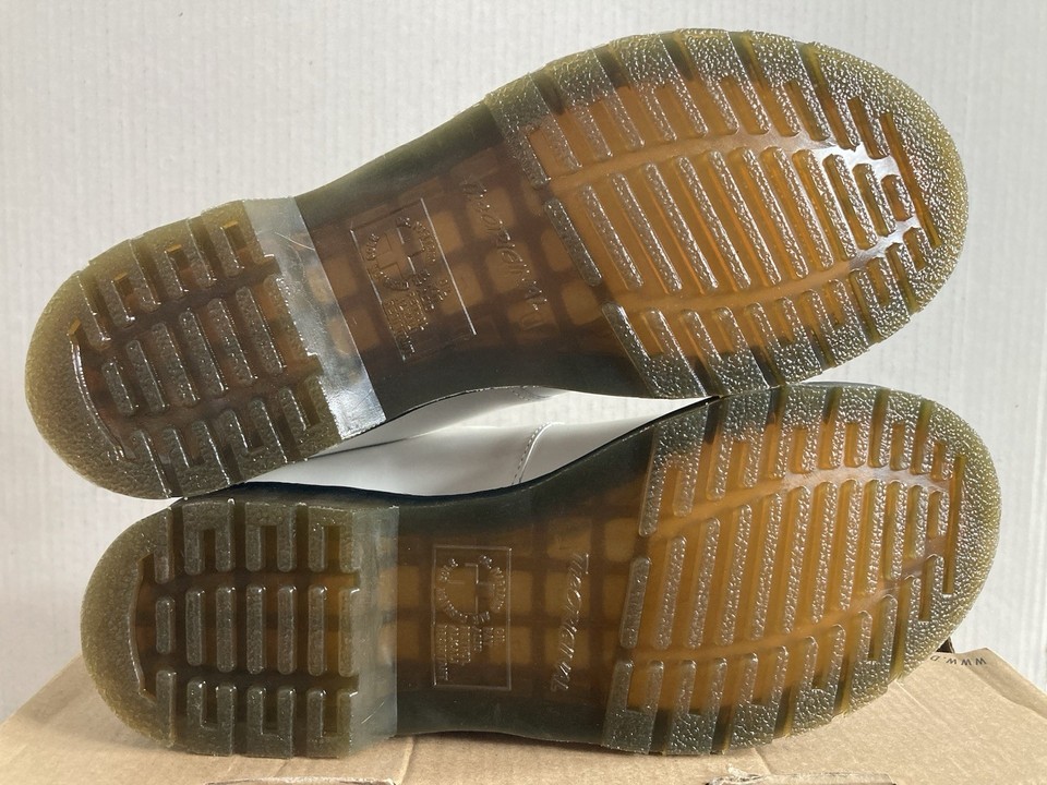 DR MARTENS DOC MARTENS 8065 MARY JANE WHITE SMOOTH LEATHER SHOE SIZE ...