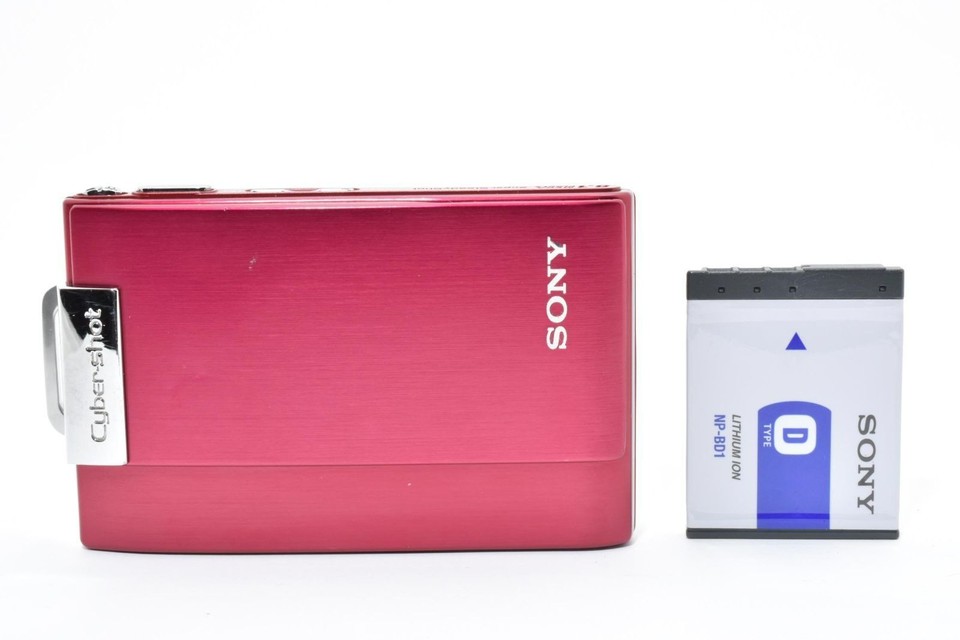Sony Cyber-shot DSC-T200 Digital Camera 8.1MP Red 3.5" LCD Touchscreen ...