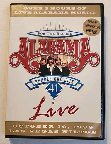 Alabama For the Record Dvd, CD, VHS Lot Country Music Supergroup | eBay