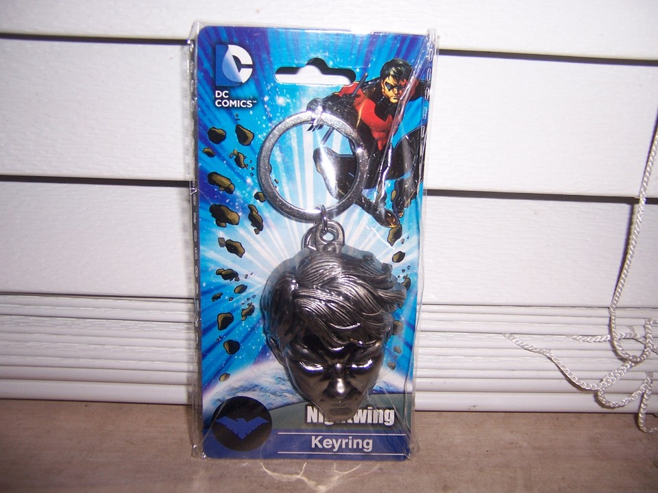 DC Comics Batman's NIGHTWING Head Metal Keyring Keychain | eBay