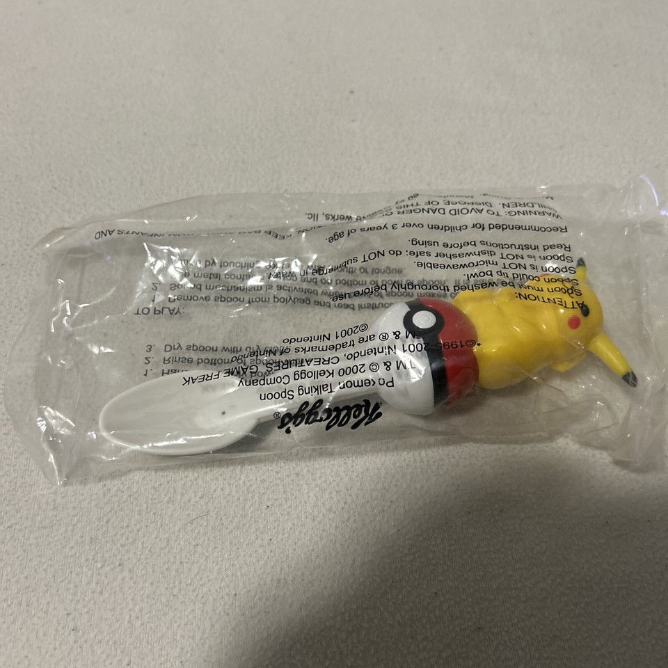 Kellogg's POKEMON TALKING SPOON Nintendo Game Freak 2000 Pikachu | eBay