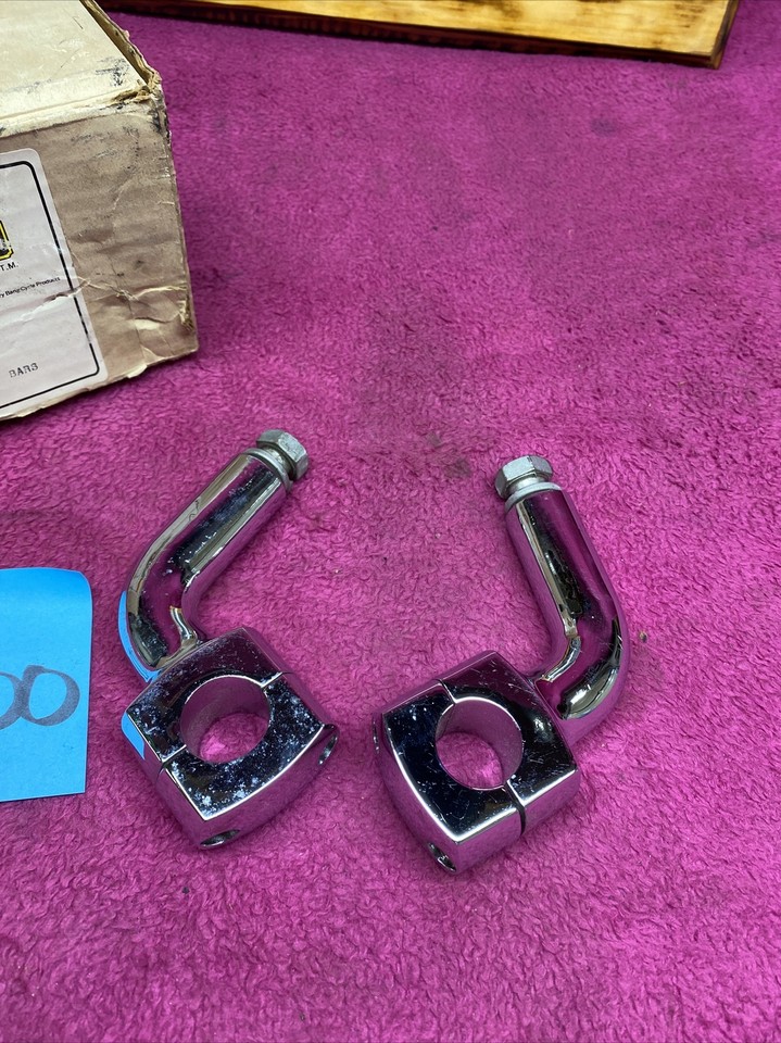 Harley Chopper Vintage Springer Glide Handle Bar Riser Risers Aee Sb&f ...