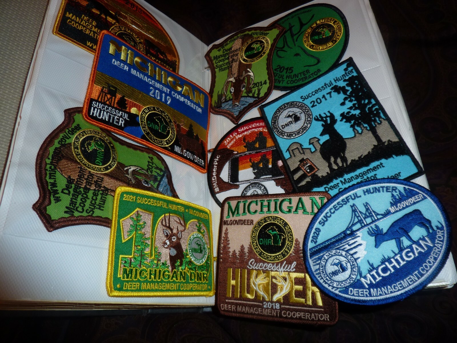 MICHIGAN SUCCESSFUL DNR DEER HUNTING PATCHES 1972-2024 COMPLETE SET | eBay