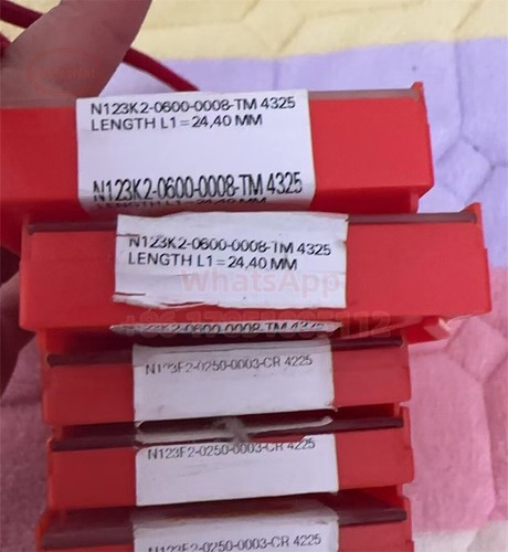 SANDVIK R123F2-0250-0503-CR 4125 Carbide Insert R123 Grooving Insert ...
