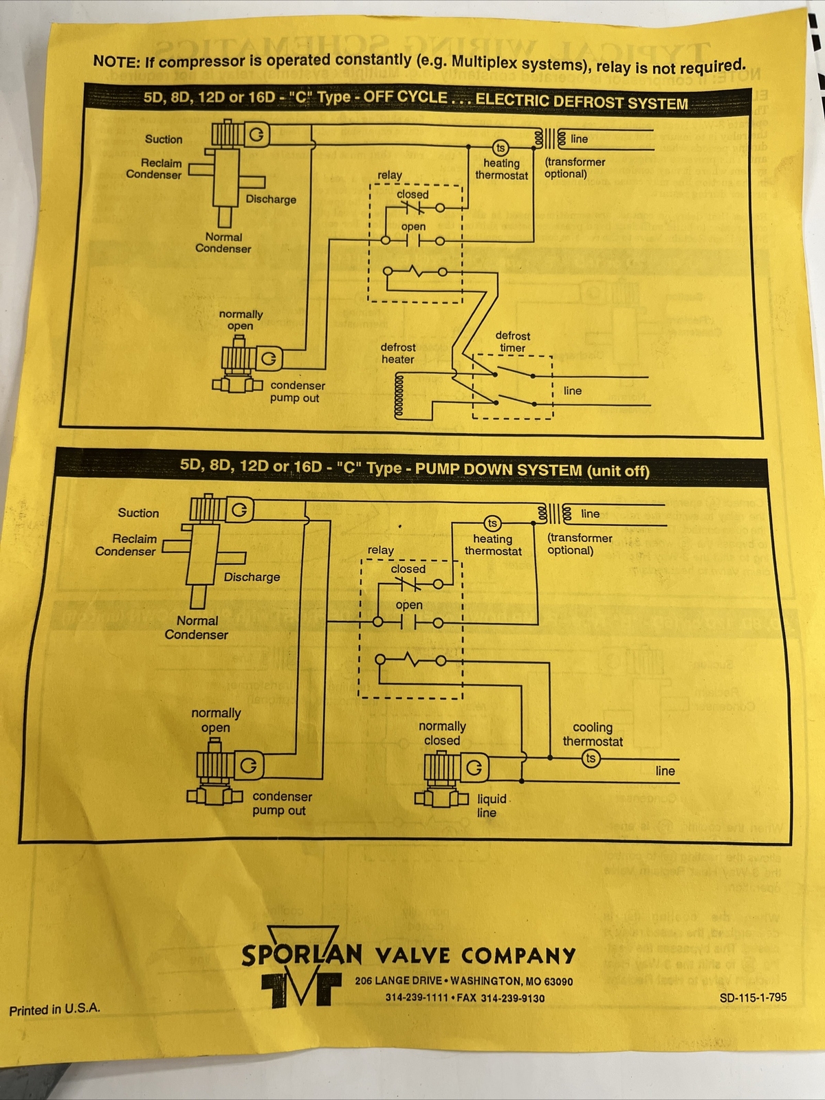 Parker Sporlan 12D11B, 3780-00, 3-Way Heat Reclaim Valve | eBay