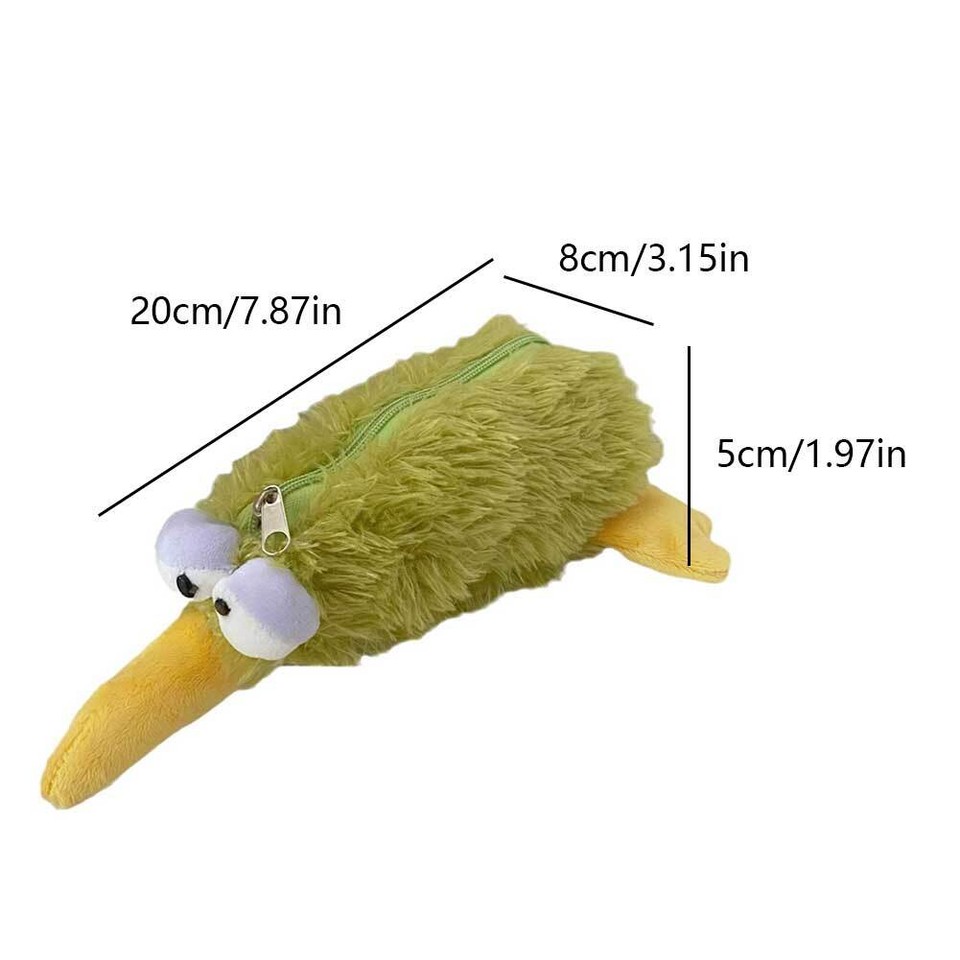 Kiwi Bird Pencil Case Bird Shaped Pencil Case Animal Pencilbag for ...