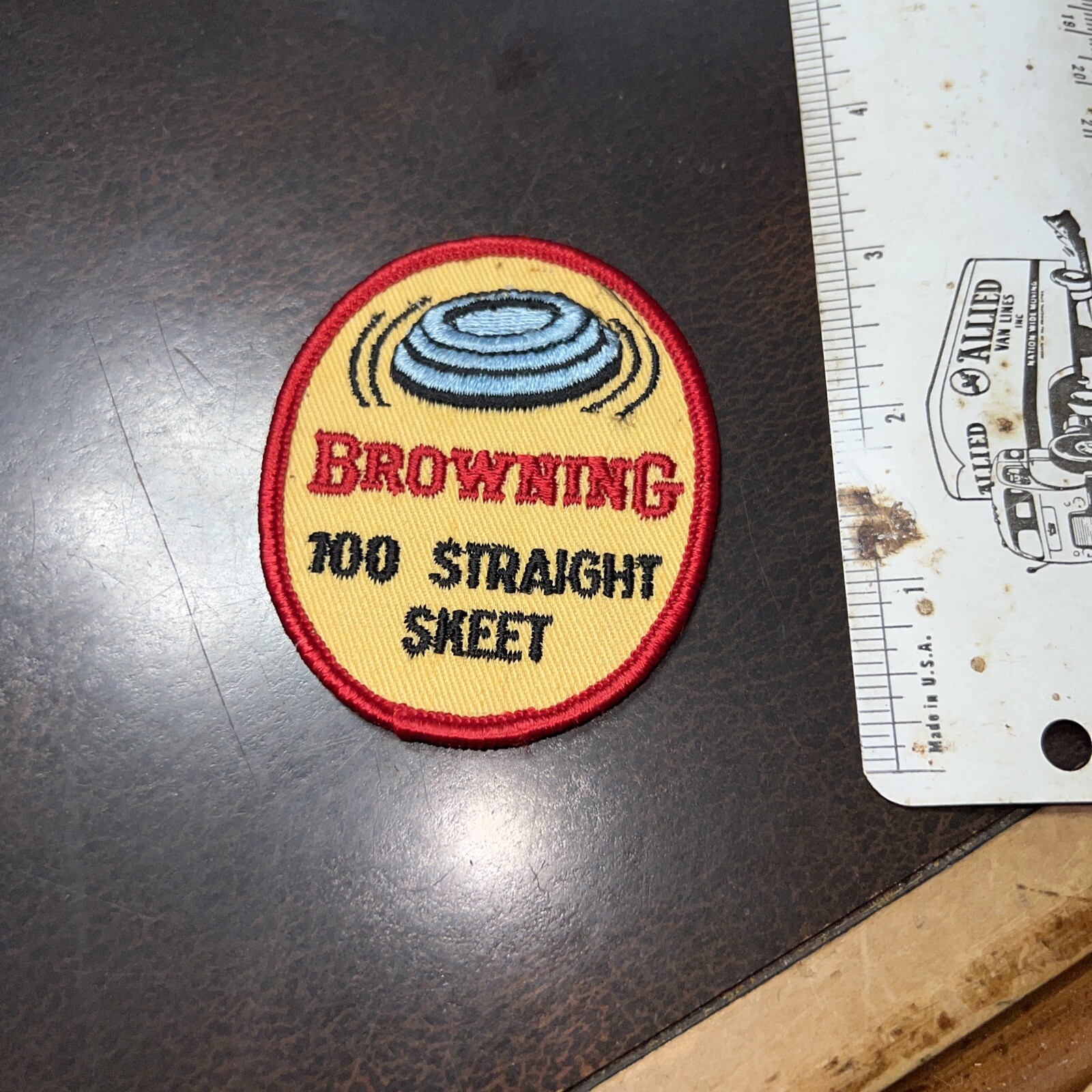 Vntg Hunting Sportsmans Patch Browning Straight Trap 100 | eBay