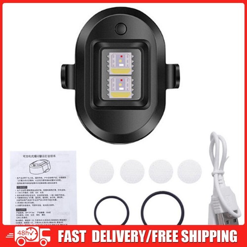 Universal Strobe Warning Light 7-color Rechargeable Aircraft Emergency ...