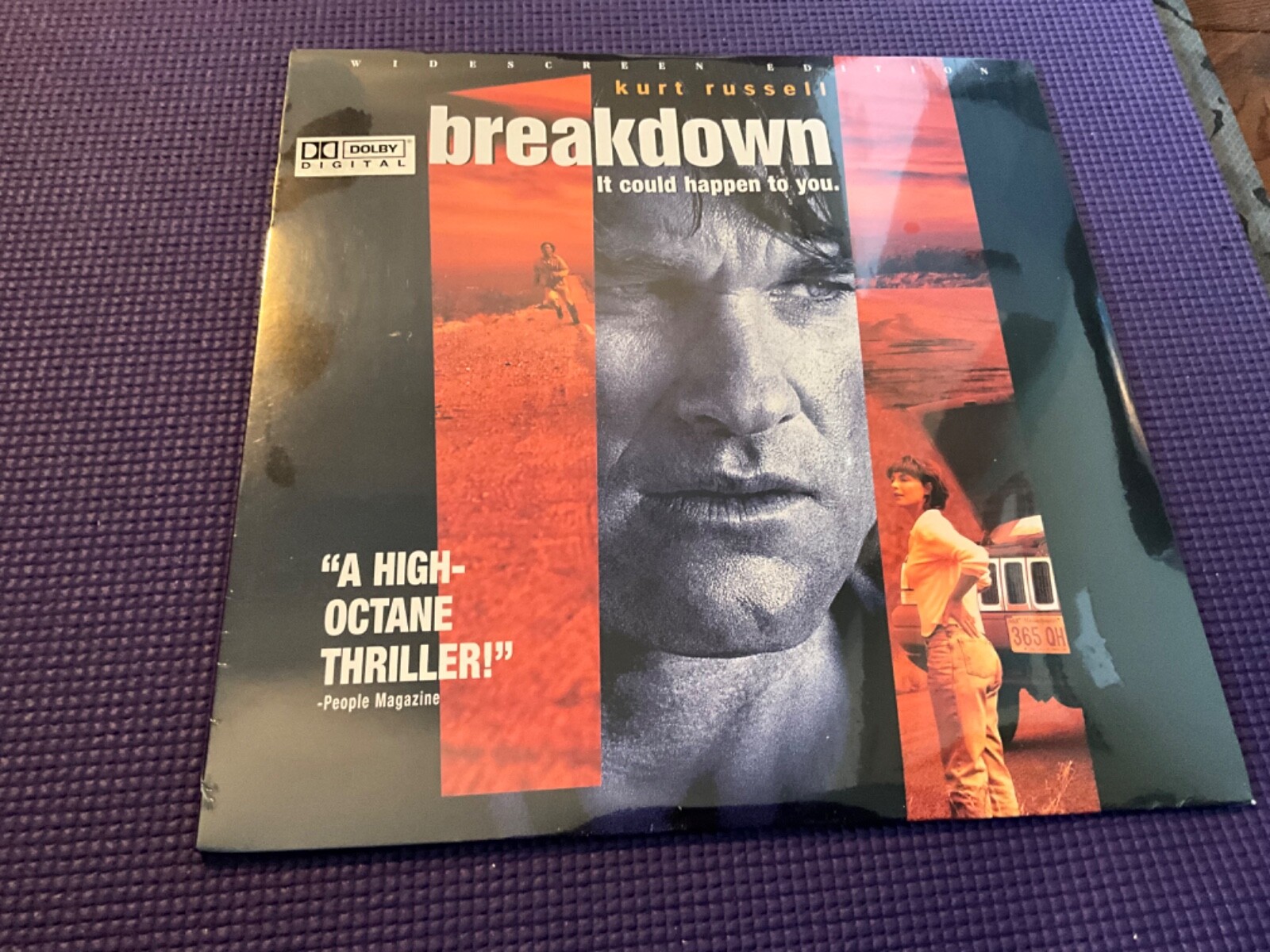 Laserdisc Breakdown Kurt Russell Widescreen Edition Thriller for sale ...
