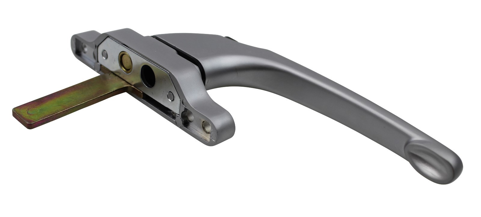 Cadenza Aluminium Window Handle Tongue (spade) Driven Silver Left Hand ...