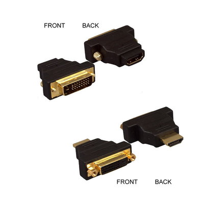 HDMI to DVI-D Digital Dual Link Male/Female Adapter LCD LED HDTV ...