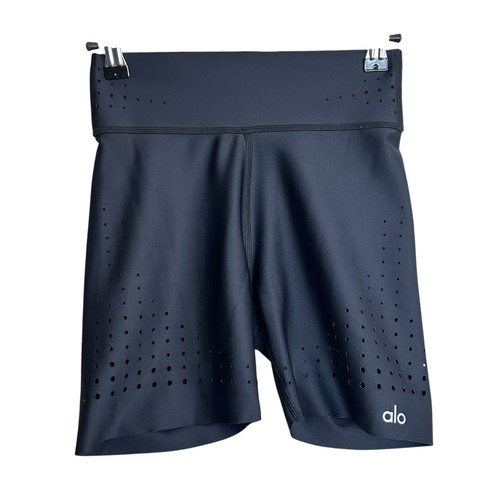 ALO Shorts XXS Black Airlift Biker Athletic Running 5" Inseam High ...