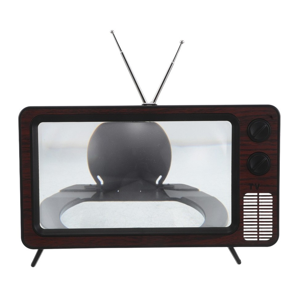 Phone Screen Magnifier - Retro Tv Shape Screen Magnifier, Foldable Cell ...
