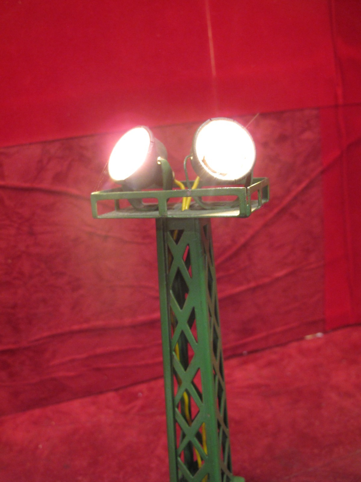 Vintage MARX Double Light Tower Model Train Spot Search floodlight ...