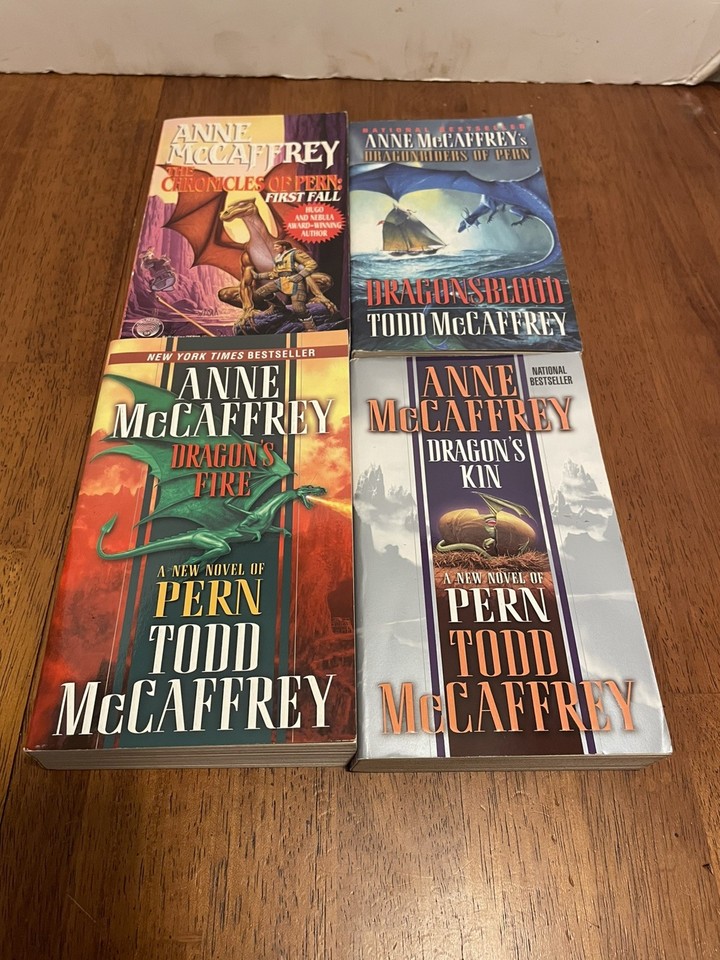Lot of 12 Dragonriders of Pern Books by Anne McCaffrey & Todd McCaffrey ...
