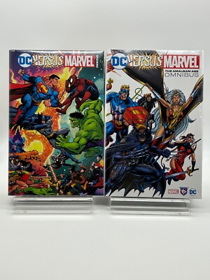 DC versus Marvel Omnibus & Amalgam Perez Gibbons Covers Comics HC ...