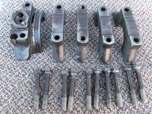 FULL SET Big Block Chevy BBC 396 402 427 454 2 Bolt Main Caps GM #362 ...