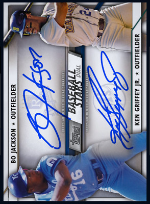 Digital Card:2020 Baseball Stars Dual Signature RARE BO JACKSON & KEN ...