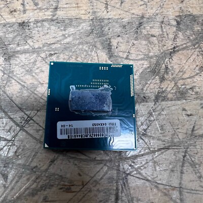 Intel Core i3-4000M 2.4 GHz 3M Socket G3 Laptop Processor CPU SR1HC | eBay