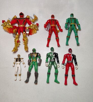 LOT OF 7 Power Rangers Mystic Force Dragon SPD Magi Ranger Bandai ...