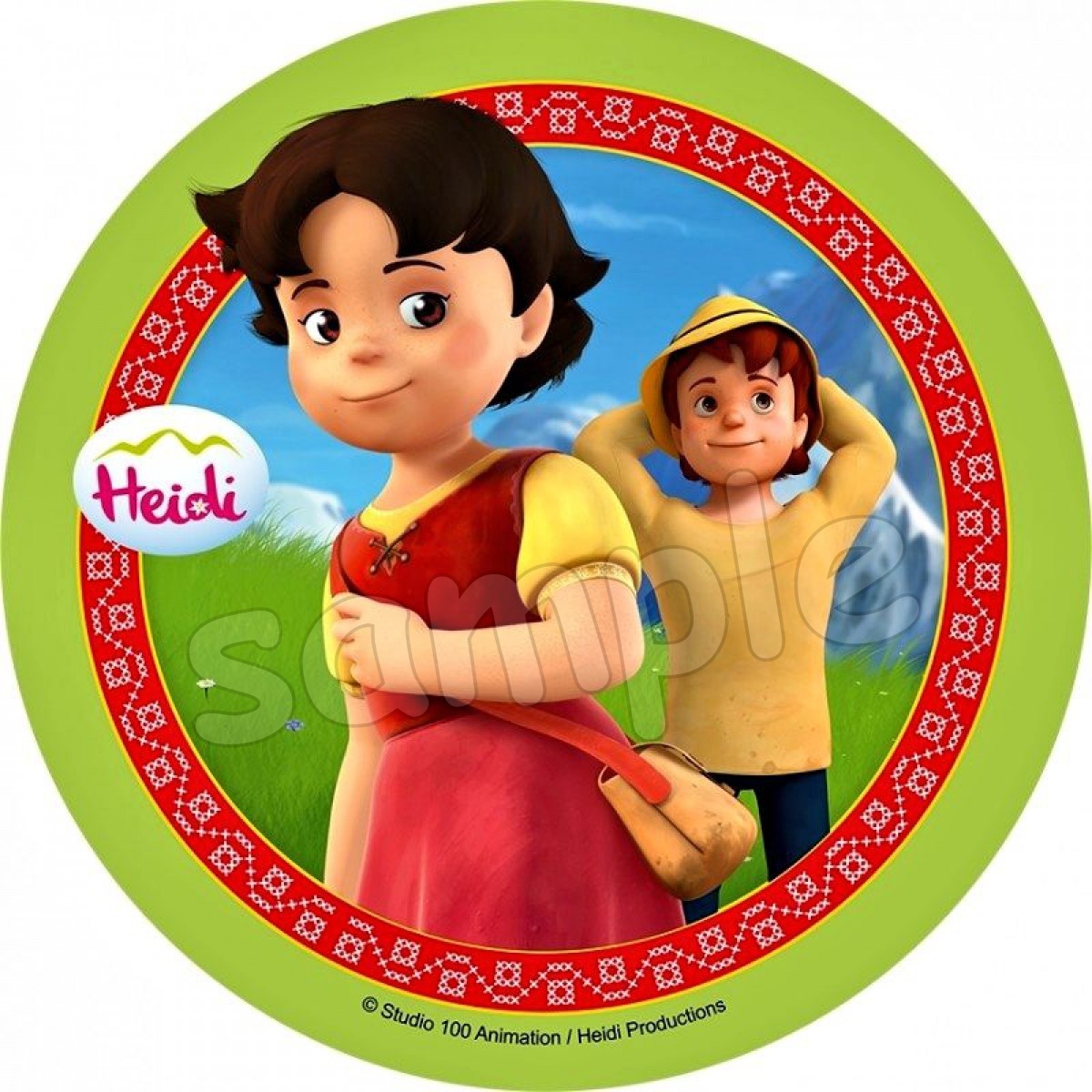 Tortendeko Heidi Tortenaufleger Geburtstag Party Deko Tortenbild essbar ...