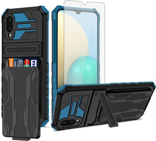 Phone Case for Samsung Galaxy A03 Core with Tempered Glass Screen ...
