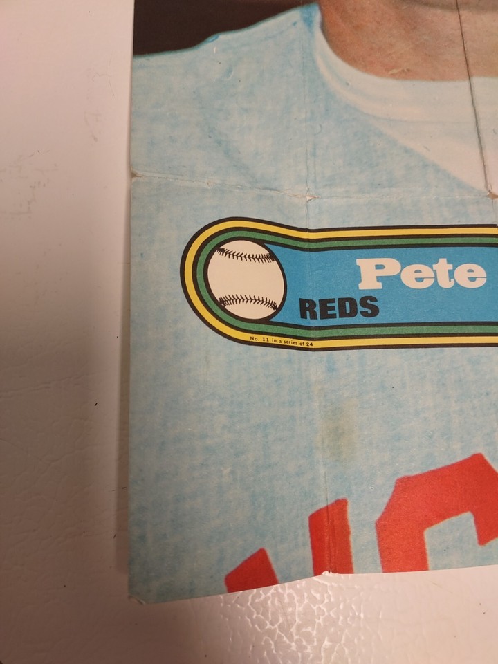 1972 Topps Posters Pete Rose #11 - Cincinnati Reds - SUPER RARE **FREE ...