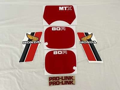 Honda MTX 80 83 White Stickers Decals | eBay