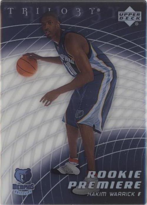 2005-06 Upper Deck Trilogy - Rookie Premiere Hakim Warrick #123 /999 ...