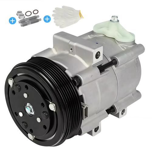 A/C Air Compressor For Ford F150 F-250 F-350 F-550 1997-2007 4.6 5.4L ...