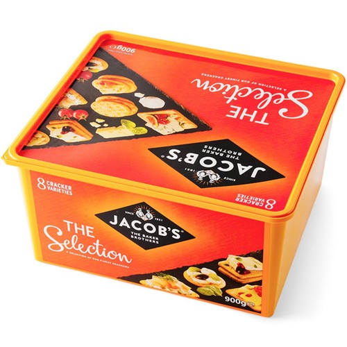 Jacob's Selection 8 Varieties Mix Crackers Biscuits Variety Box Cheese ...